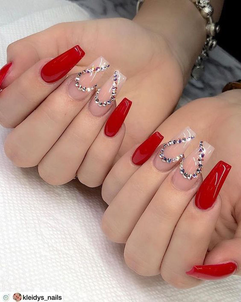Unhas Vermelhas Decoradas 2020 Luiza Gomes